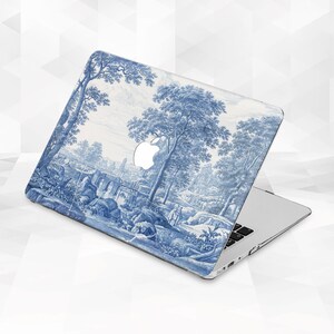 Aesthetic MacBook Case Blue Art MacBook Pro 13 14 Air 13 M2 M1 Air 15 ...