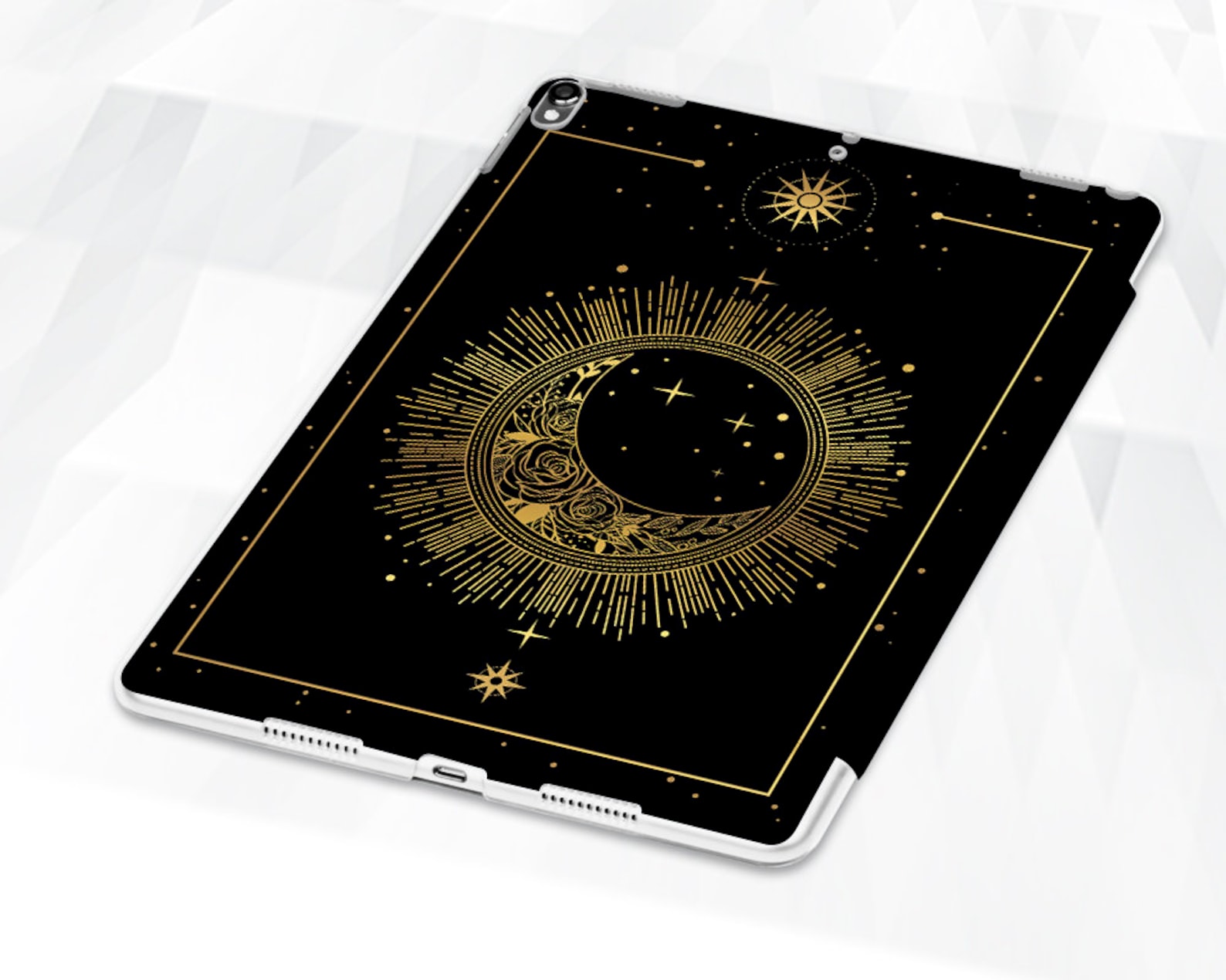 Moon Ipad Case Vintage Stars Ipad 9.7 10.2 7th Gold Night Ipad - Etsy