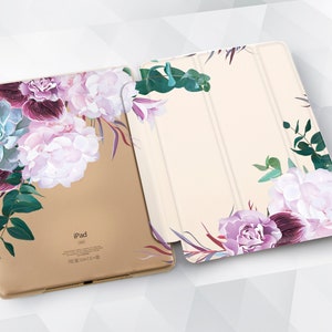 Floral iPad Case Girl Flowers iPad 9.7 6th Gen 2018 Cute Cactus iPad ...