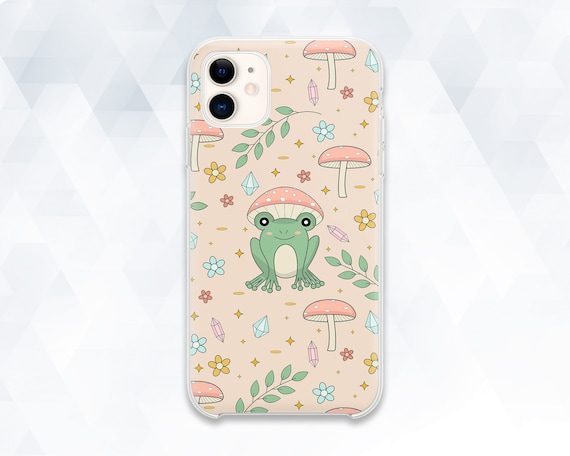 Frog Iphone Case Kawaii Trendy Iphone 12 11 XR 8 Cute Pink - Etsy