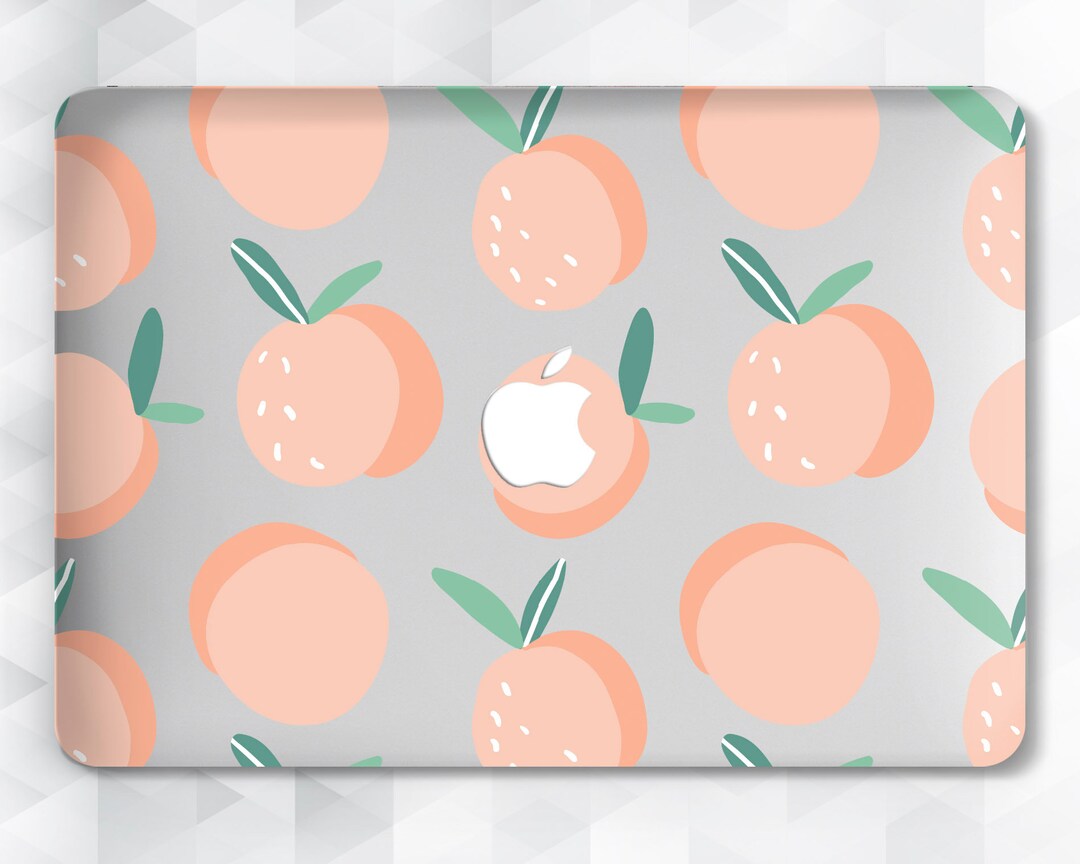 Peach MacBook Case Cute Girl MacBook Pro 13 Inch 2018 Air 13 Pro 15 ...