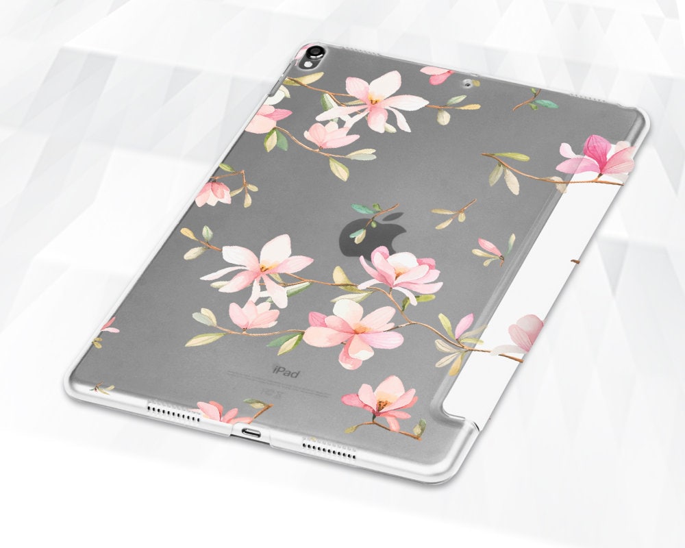 Flowers iPad Case Girl Cute iPad 9.7 10.2 8th Pro 11 10.5 12.9 Air 4 3 ...