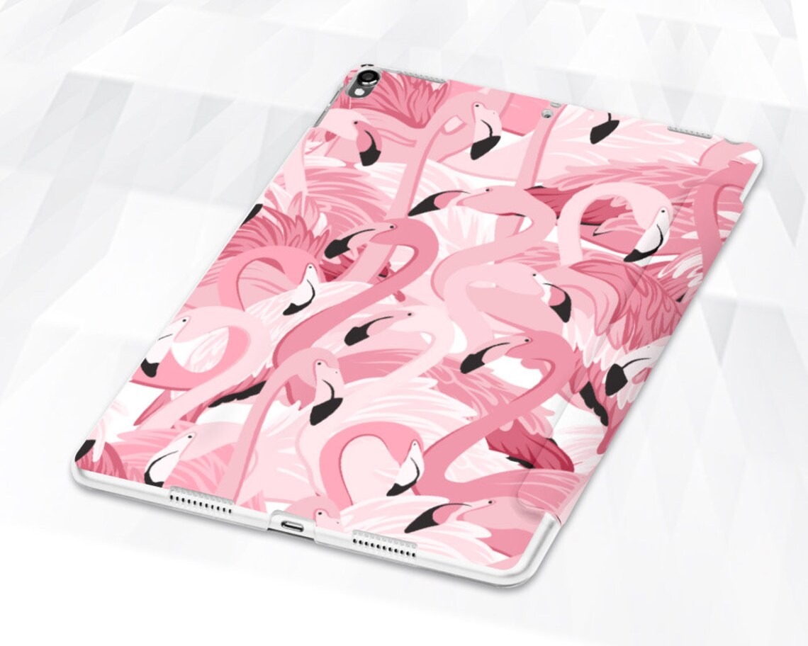 Flamingo iPad case Girl Cute iPad 9.7 6th gen 2018 Tropical | Etsy