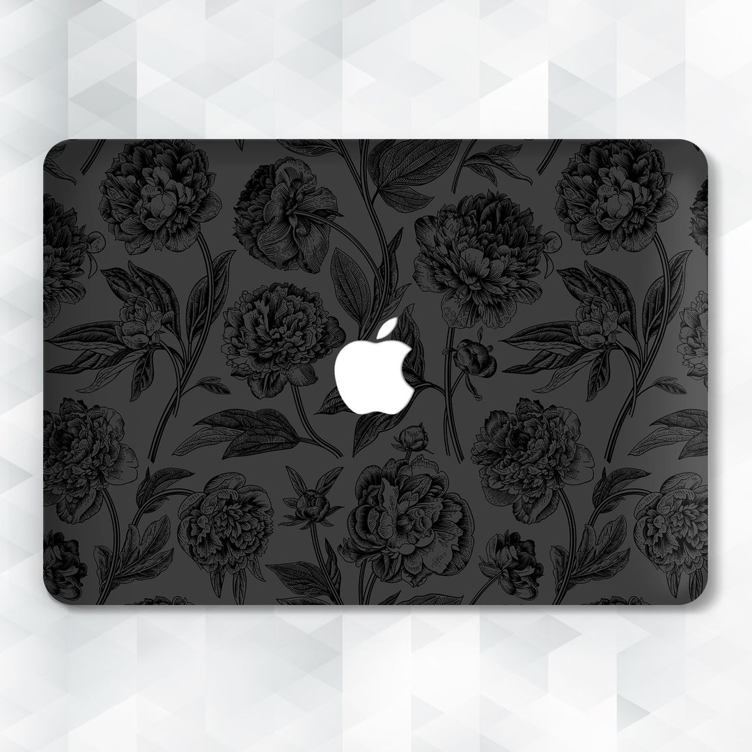 Aesthetic MacBook Case Dark Floral MacBook Pro 13 14 Air 13 M2 M3 Air ...