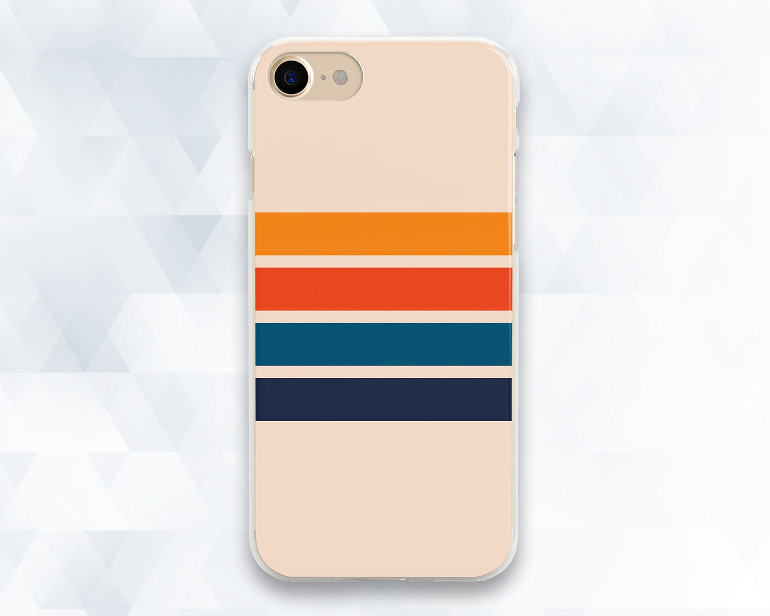 Stripes iPhone Case Vintage Retro iPhone 11 Pro XR X 8 7 80s Design ...