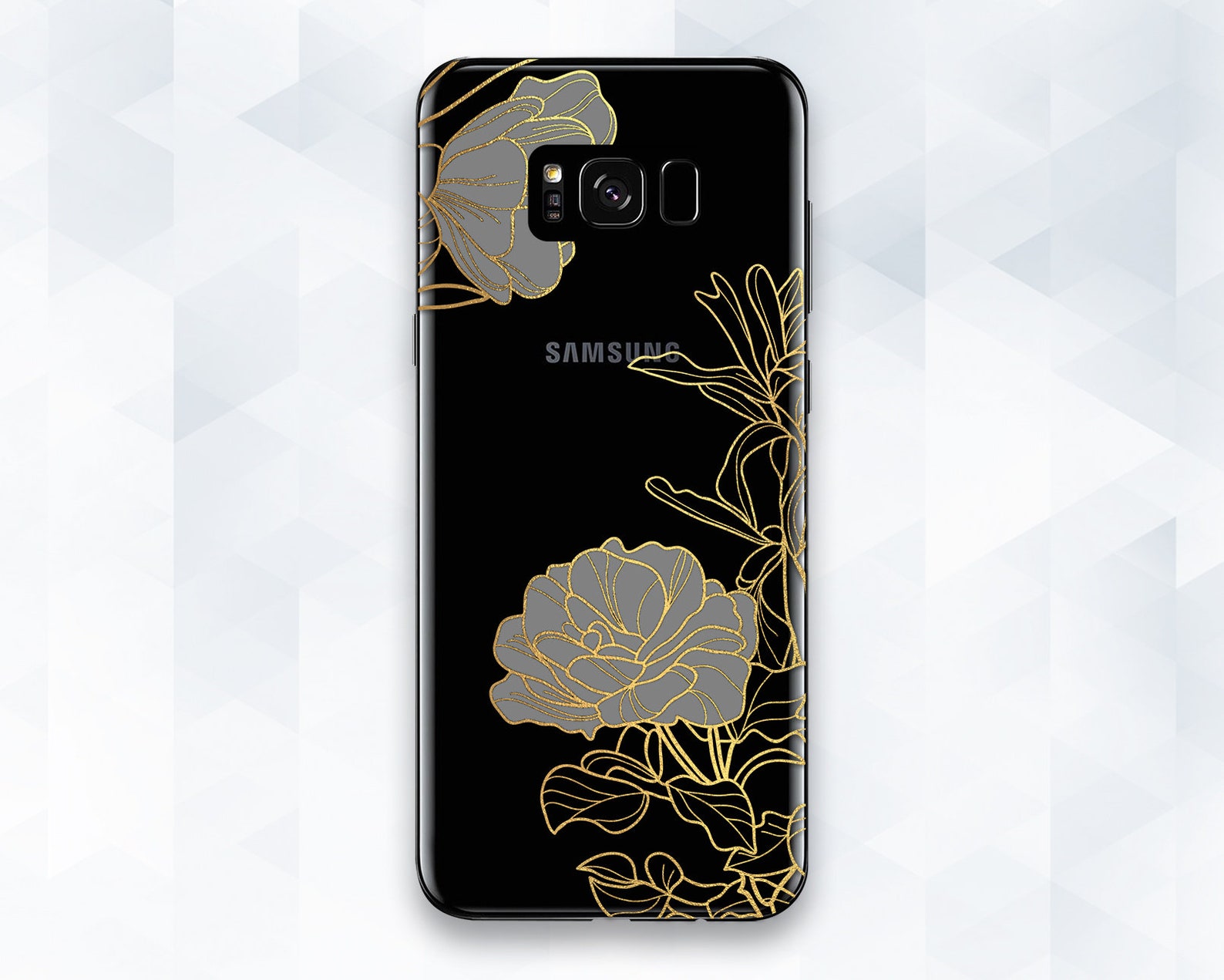 Flower Iphone Case Gold Rose Iphone 11 XR X 8 7 Girl Cute Case - Etsy