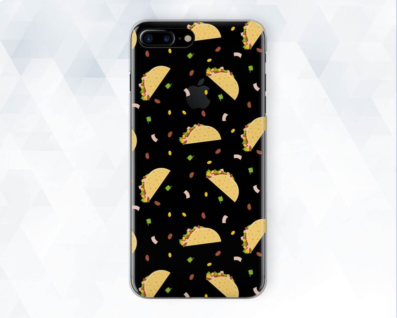 Taco iPhone case Girl Men iPhone XR Xs 8 7 Cute Mexican case | Etsy
