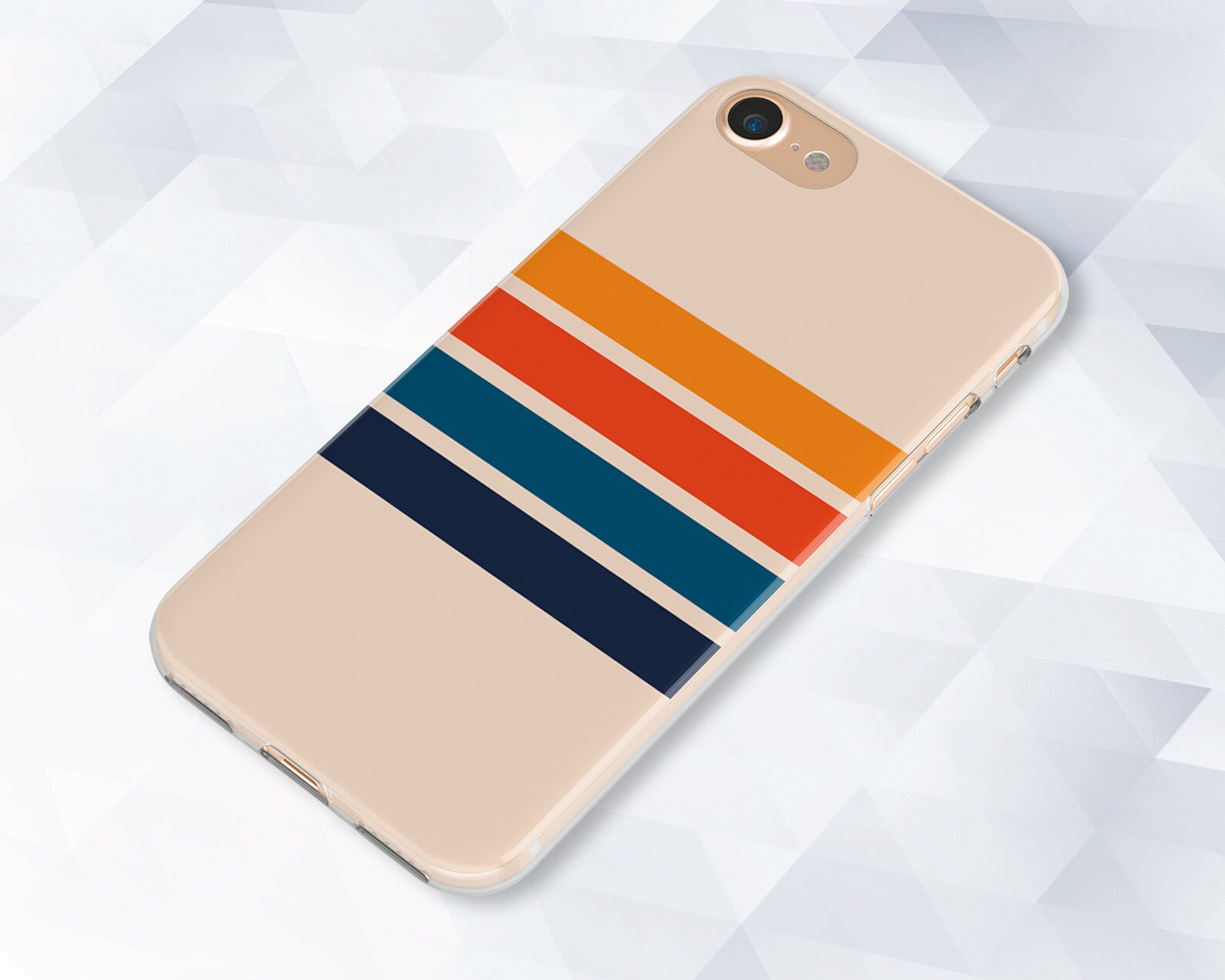 Stripes iPhone Case Vintage Retro iPhone 11 Pro XR X 8 7 80s Design ...