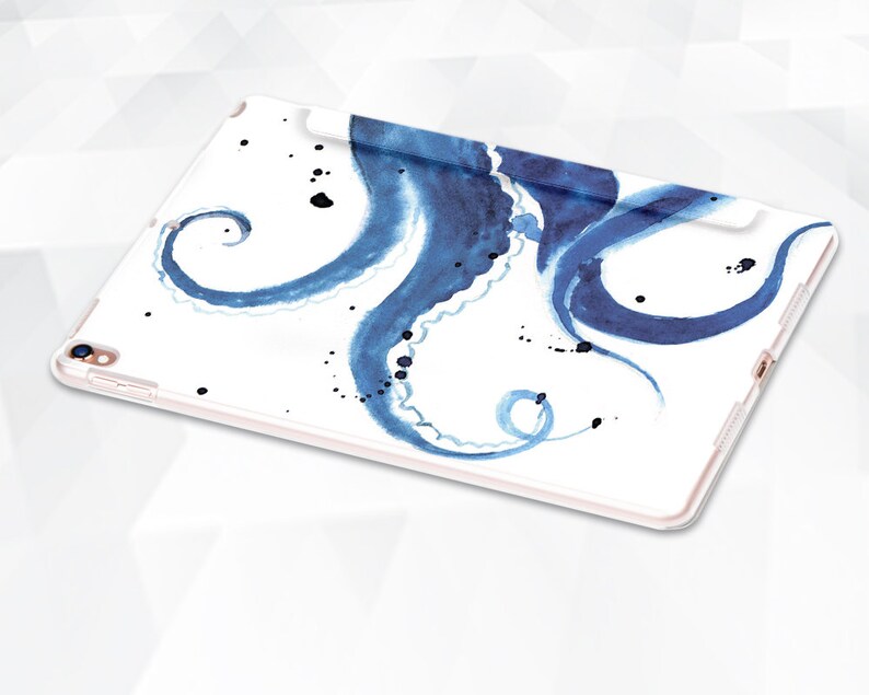 Octopus Ipad Case Cute Ocean Ipad 9.7 10.2 7th Art Animal Ipad - Etsy