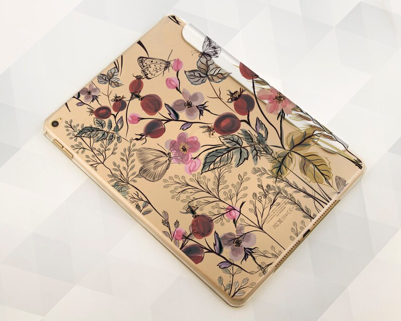 Floral iPad Case Girl Cute iPad 9.7 6th Gen 2018 Wild Flowers iPad Pro ...