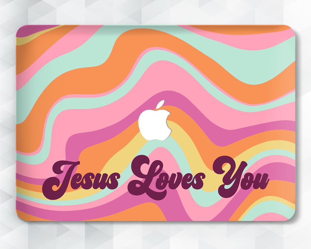 Jesus MacBook Case Retro Aesthetic MacBook Pro 13 14 Inch Air 13 M2 Air ...