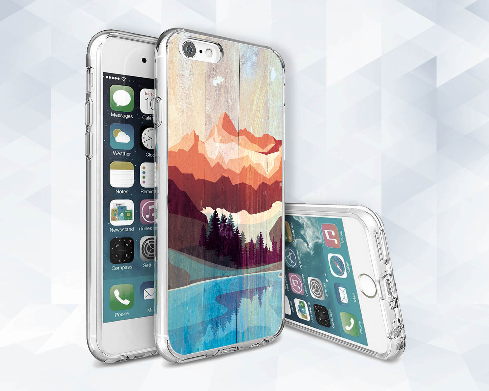 Nature iPhone case Mountains Men iPhone XR Xs 8 7 6 Tree Girl | Etsy