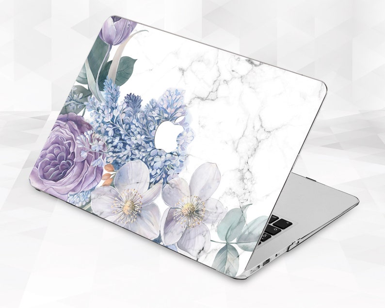 Marble Macbook Case Floral Flowers Macbook Pro 13 Inch 2018 - Etsy