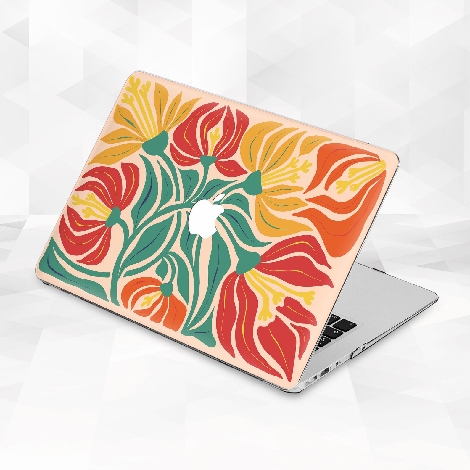 Boho MacBook Case Aesthetic Floral MacBook Pro 13 14 Air 13 M2 M1 Air ...