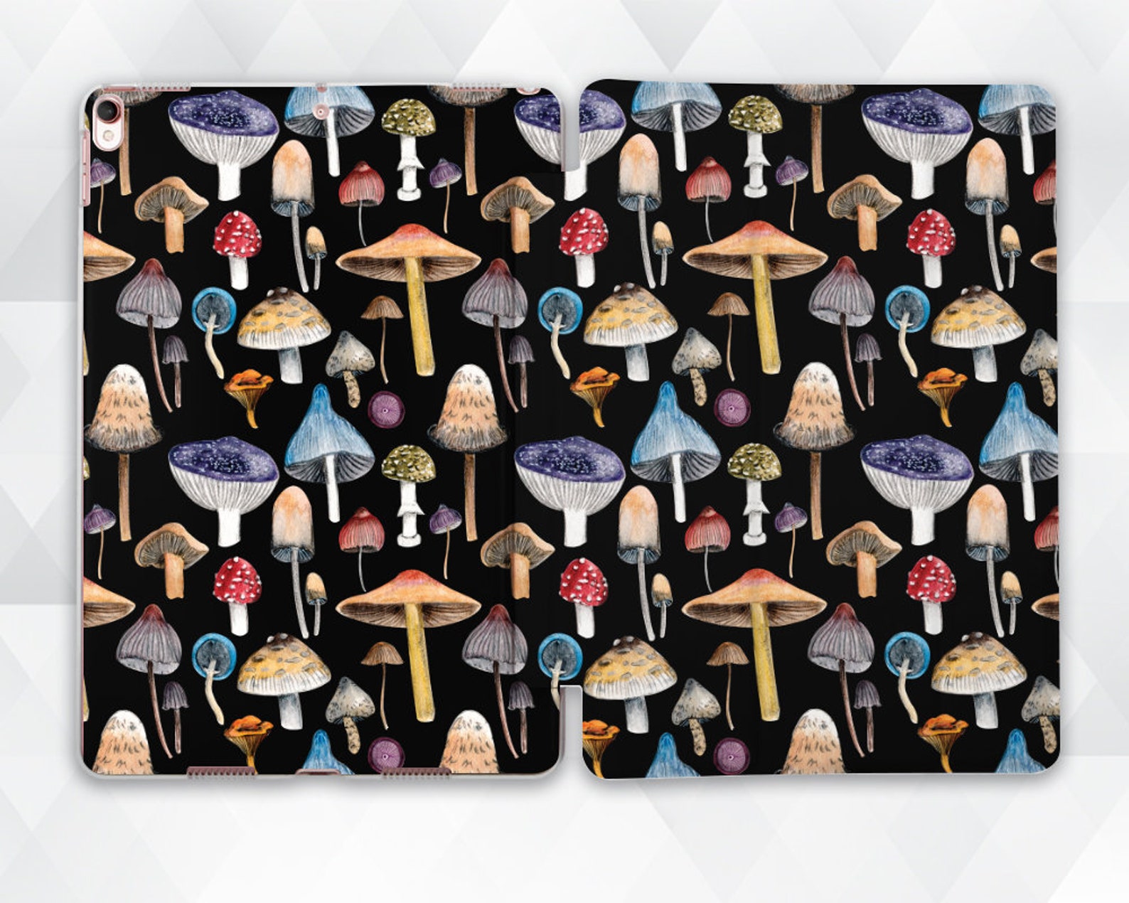 Mushroom iPad Case Cute Nature iPad 9.7 10.2 8th Pro 11 10.5 12.9 Air 4 ...