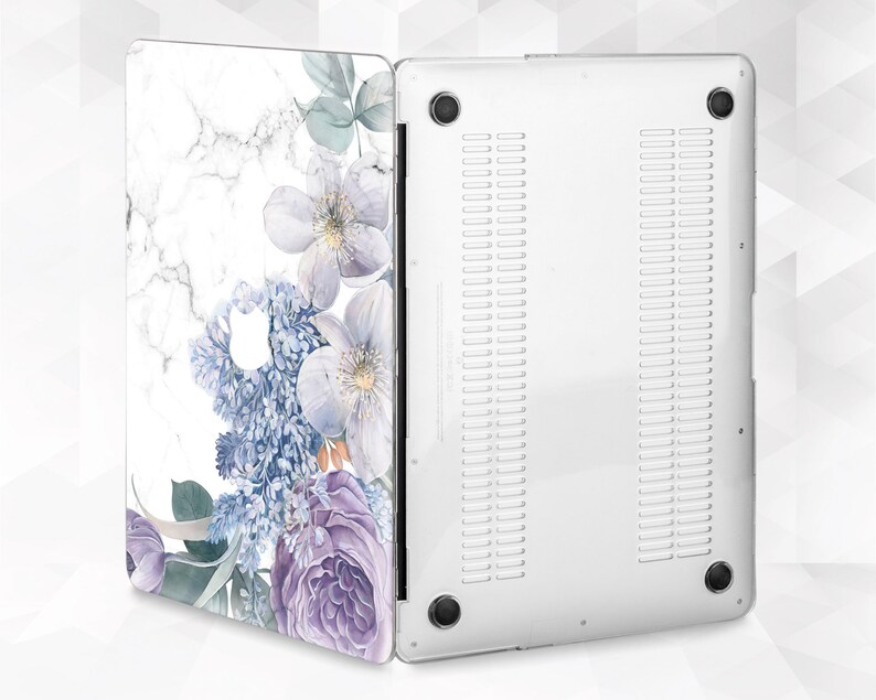 Marble Macbook Case Floral Flowers Macbook Pro 13 Inch 2018 - Etsy