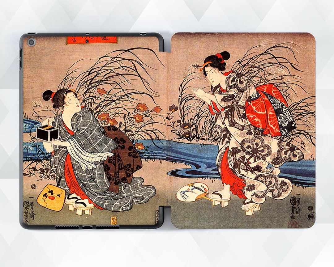 Japan iPad Case Aesthetic Japanese iPad 10.2 9th 8th Pro 11 12.9 10.5 ...