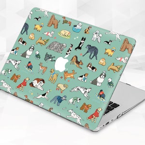 Dogs MacBook Case Cute Funny MacBook Pro 14 13 16 Air 13 2022 M2 12 15 ...