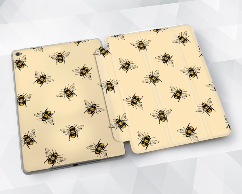 Bees iPad Case Girl Cute iPad 9.7 10.2 Gen 2020 Aesthetic Girly iPad ...