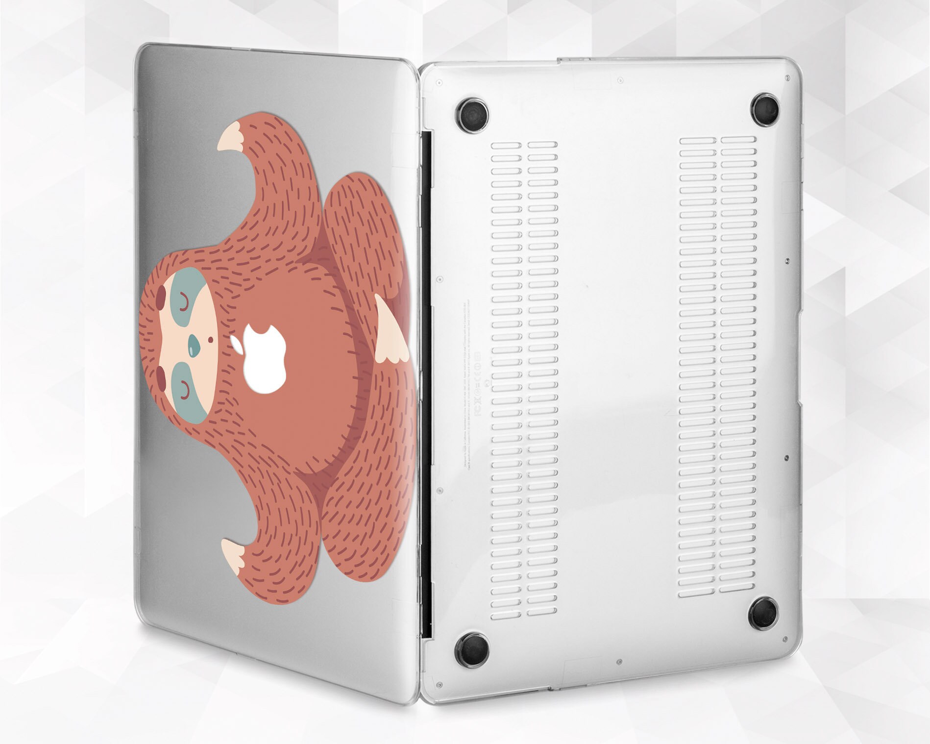 Sloth MacBook Case Cute Kawaii MacBook Pro 13 Inch 2018 Air 13 Pro 15 ...