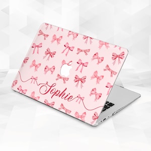 Name MacBook Case Cute Bows MacBook Pro 13 14 Air 13 M2 M1 Air 15 Inch ...