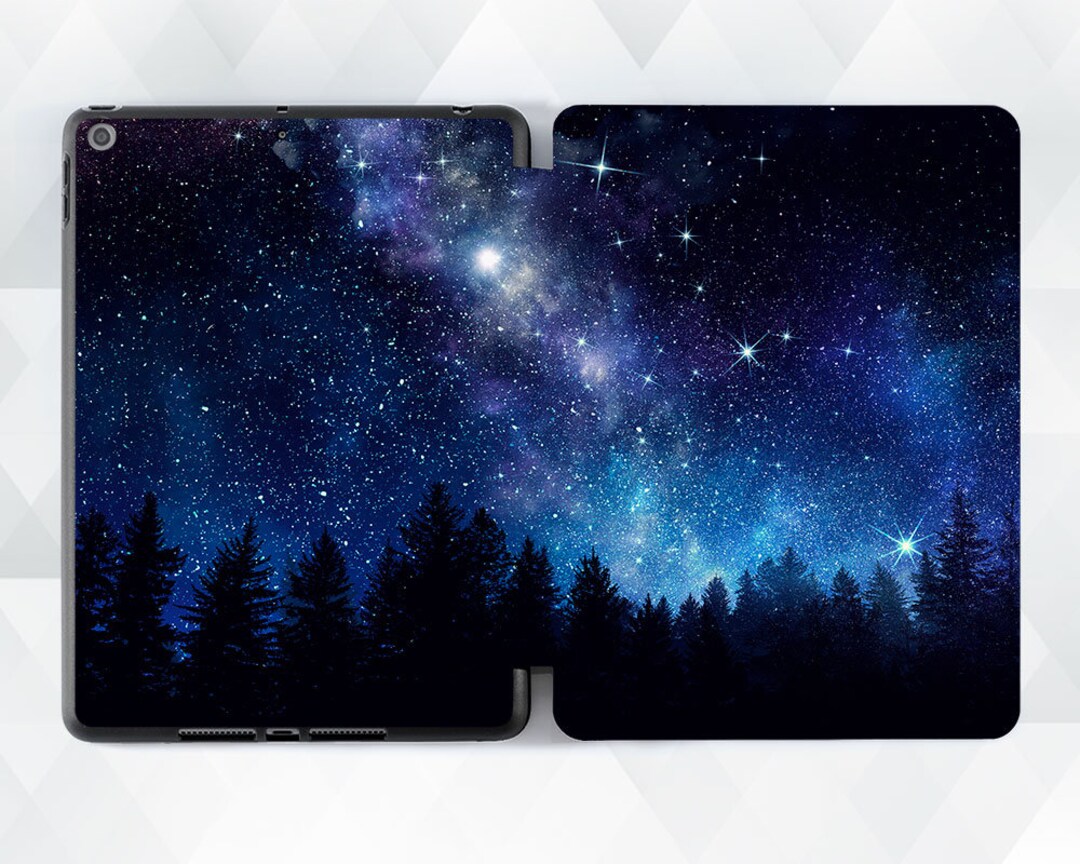 Space iPad Case Trees Aesthetic iPad Air 5 Air 4 iPad 9th Pro 12.9 2022 ...