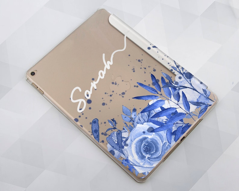 Name iPad case Floral Personalized iPad 9.7 6th gen 2018 Girl | Etsy