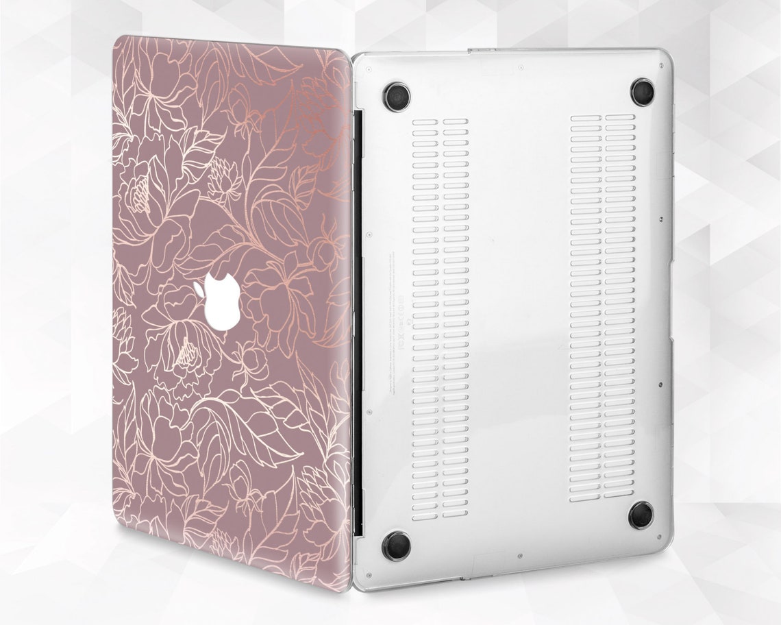 Flowers Macbook Case Floral Pink Macbook Pro 13 Inch 2018 Air - Etsy