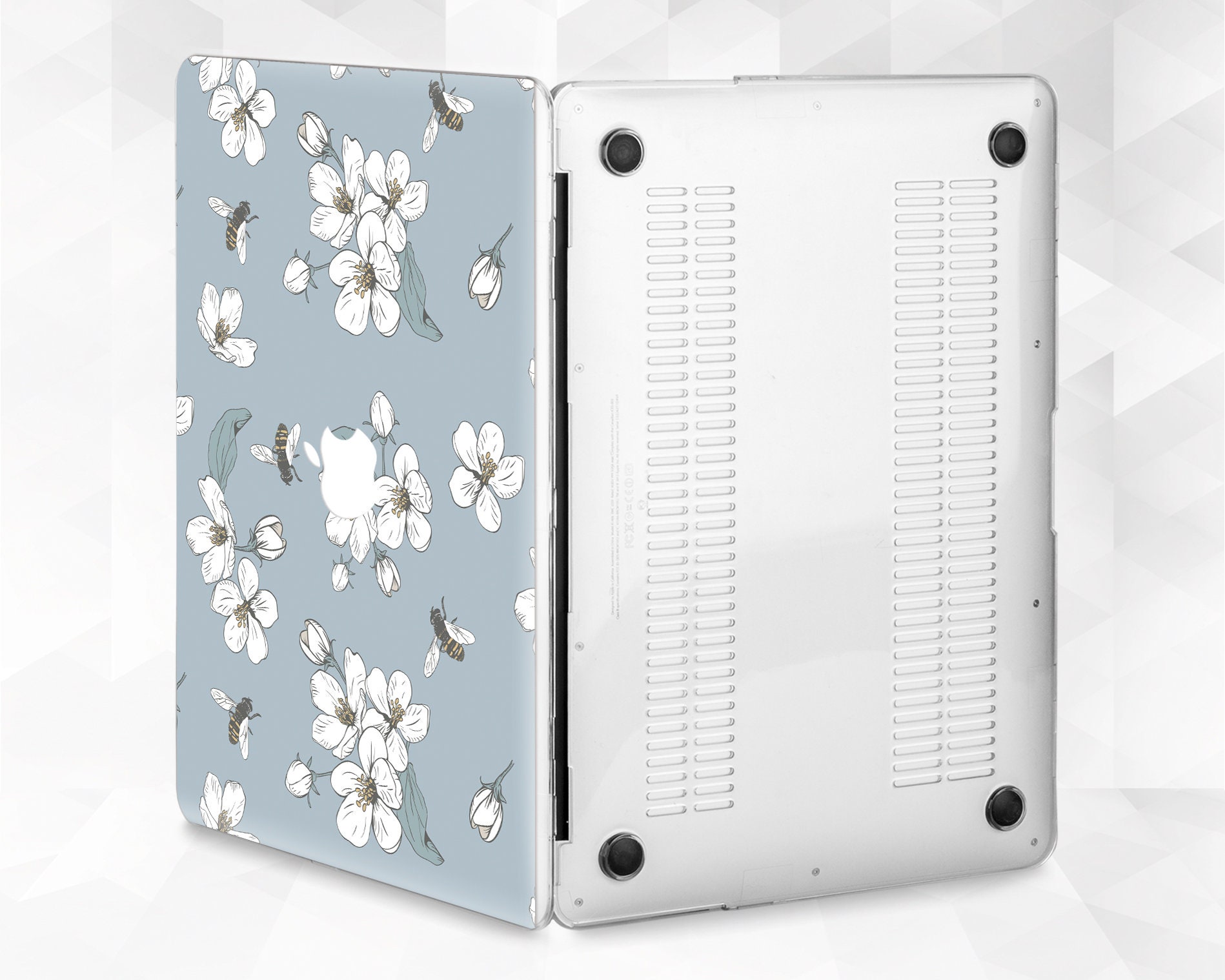 Flowers Macbook Case Cute Floral Macbook Pro 13 16 15 Inch Air | Etsy