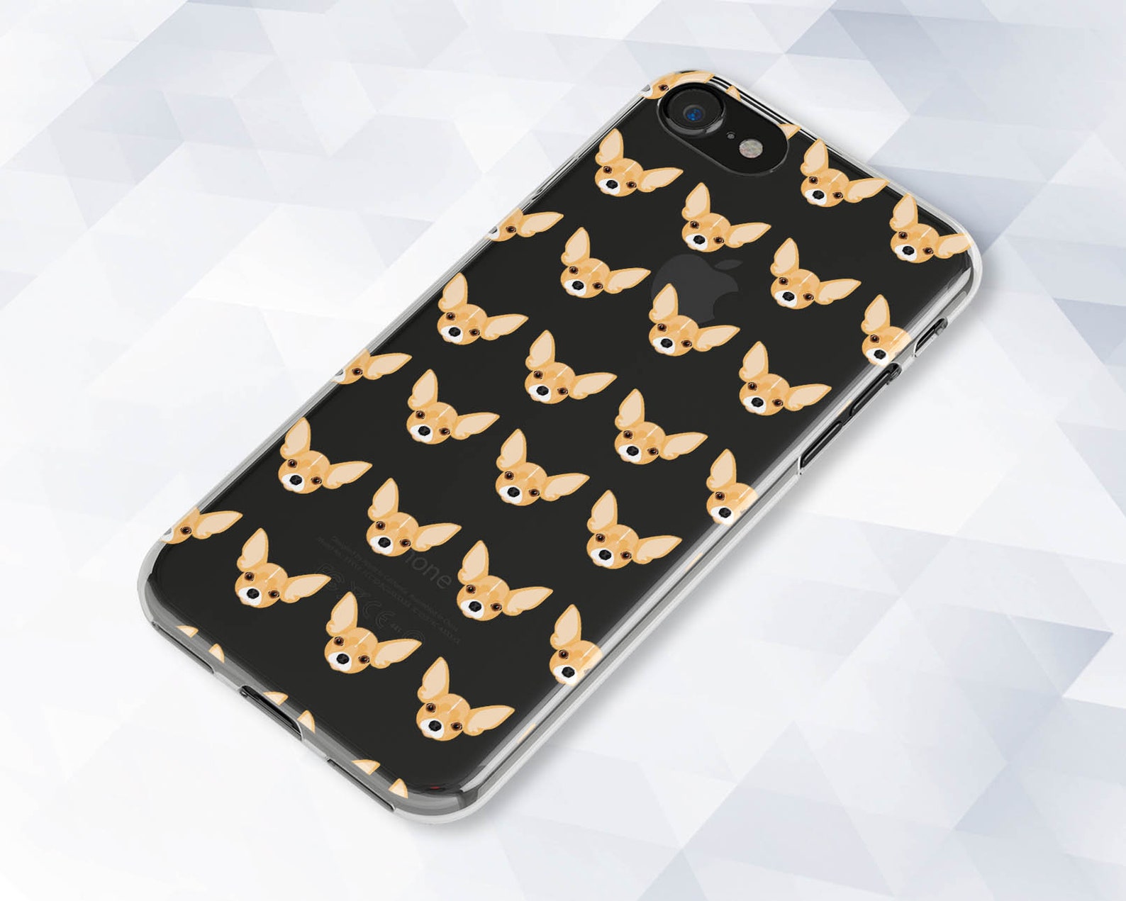 Dog iPhone case Cute Kawaii iPhone XR Xs Max 8 7 6 Clear Girl | Etsy