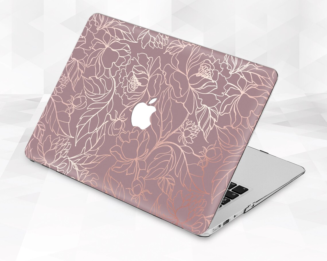 Flowers Macbook Case Floral Pink Macbook Pro 13 Inch 2018 Air - Etsy