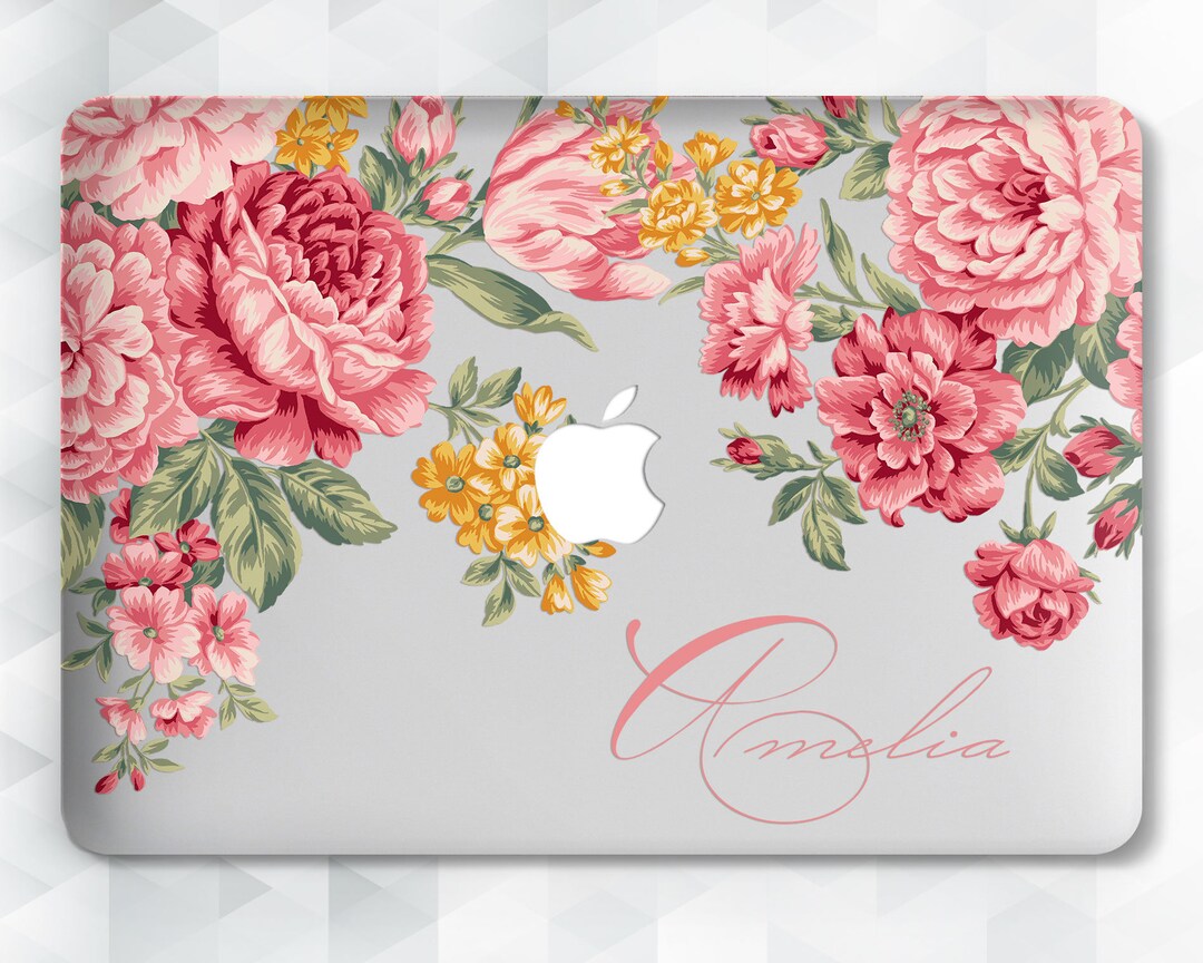 Name MacBook Case Cute Custom MacBook Pro 14 13 16 Air 13 2022 - Etsy