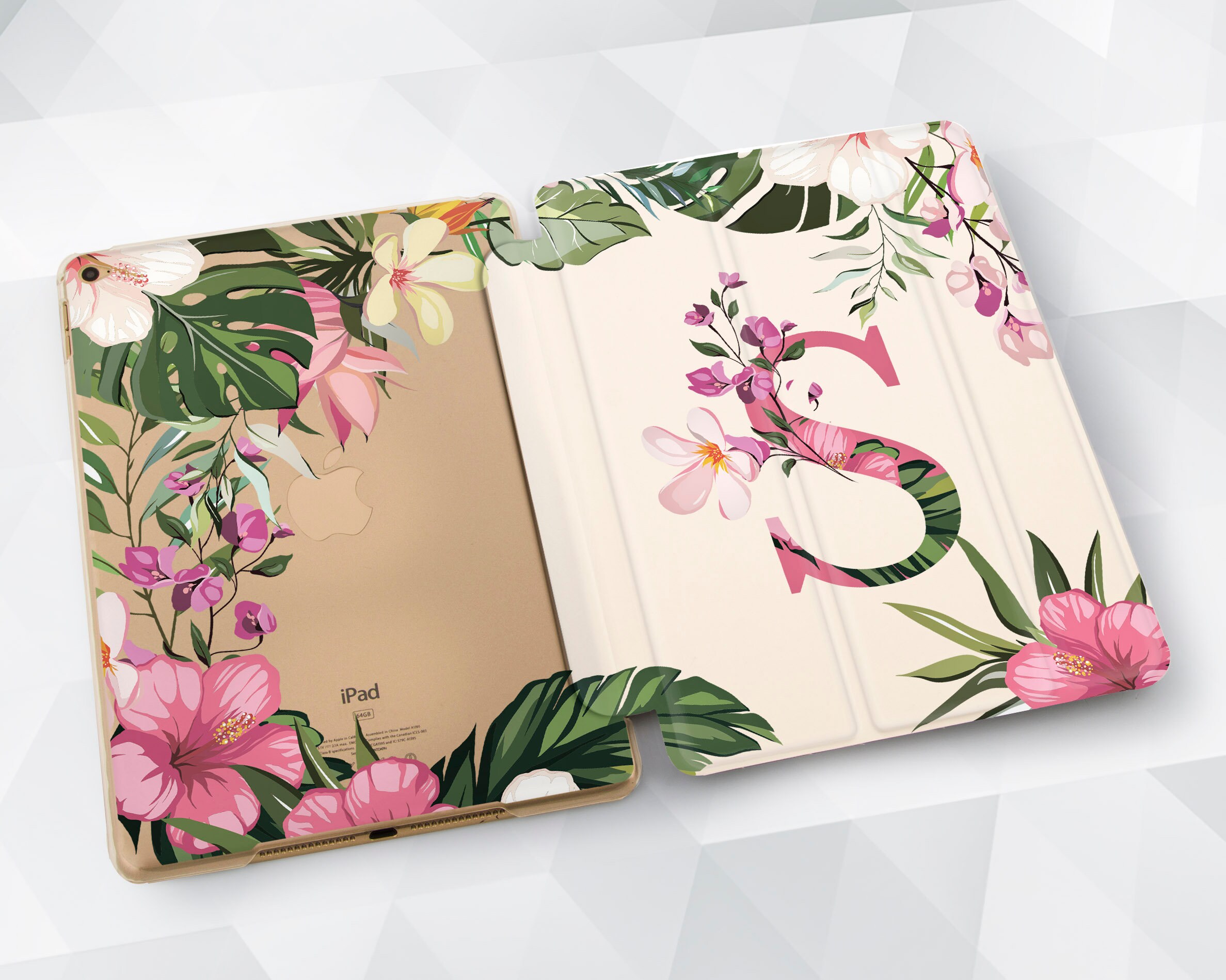 Personalized Ipad Case 6th Gen Girl Tropical Ipad 9.7 2018 | Etsy