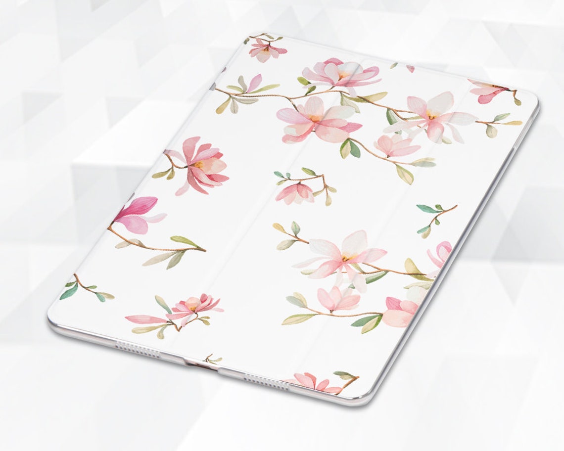 Flowers iPad Case Girl Cute iPad 9.7 10.2 8th Pro 11 10.5 12.9 Air 4 3 ...