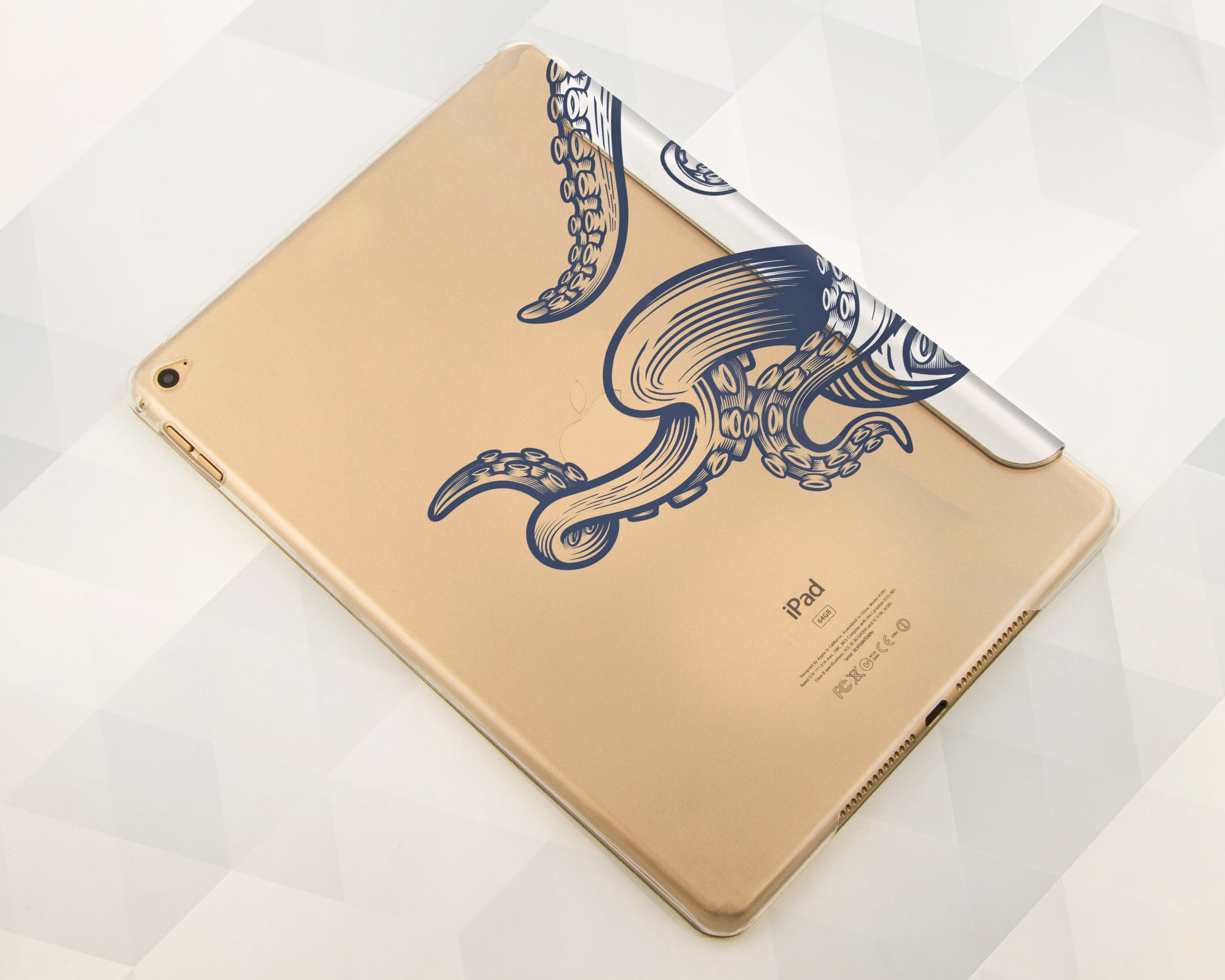 Octopus Ipad Case 6th Gen Ocean Animal Ipad 9.7 2018 Men Kids | Etsy