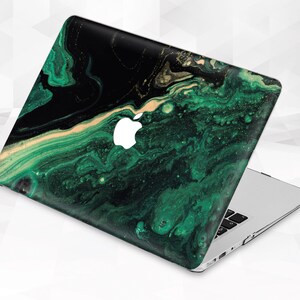 Marble MacBook Case Green Marble MacBook Pro 13 Inch 2018 Air 13 Pro 15 ...