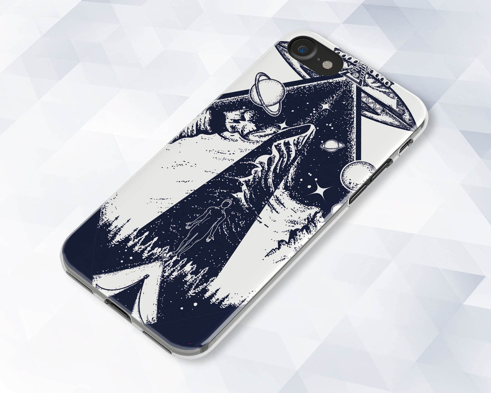 Alien Iphone Case Space Men Iphone XR Xs 8 7 Nature Stars Case | Etsy