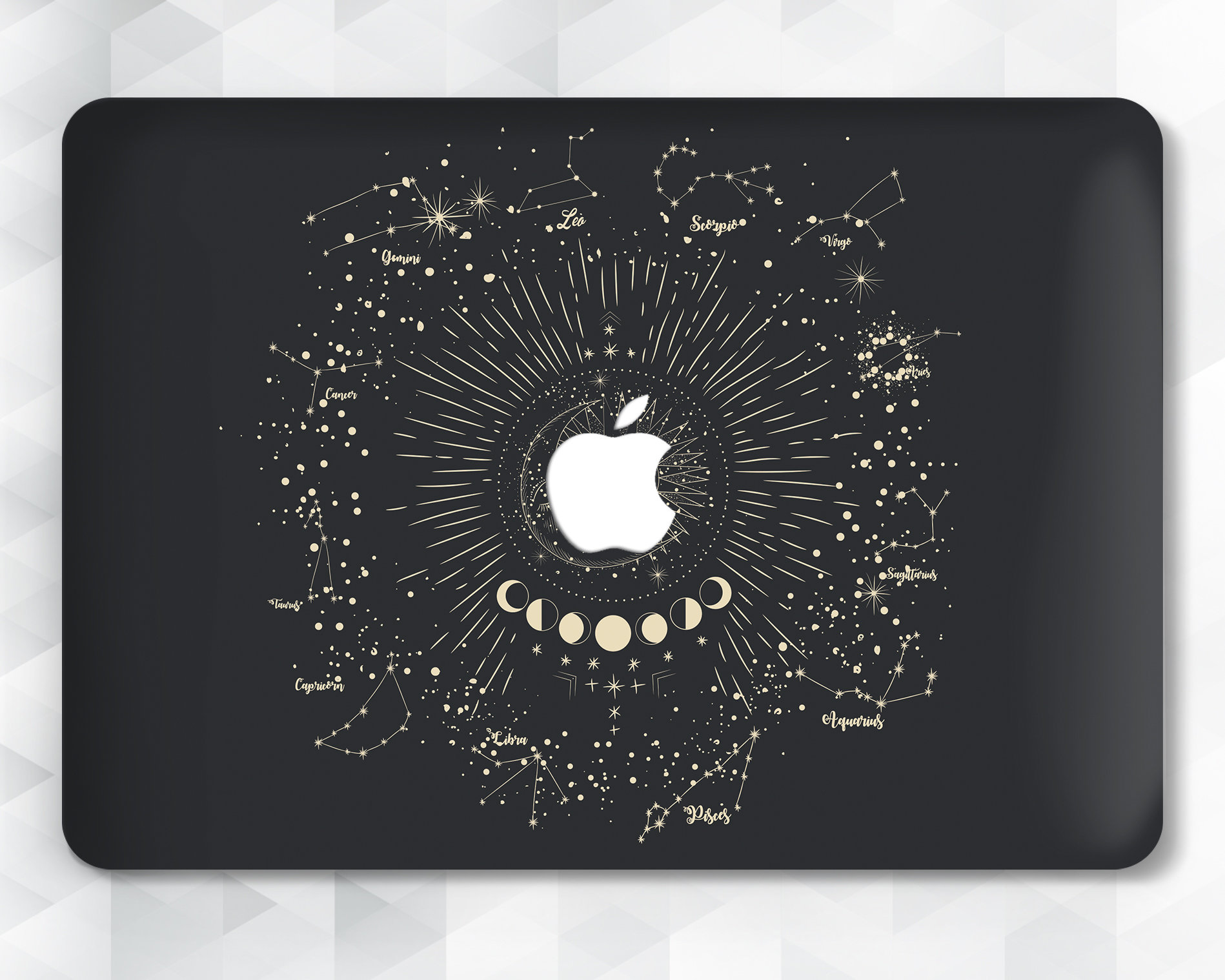 Zodiac Macbook Case Stars Moon Macbook Pro 13 Inch 2019 Air 13 | Etsy