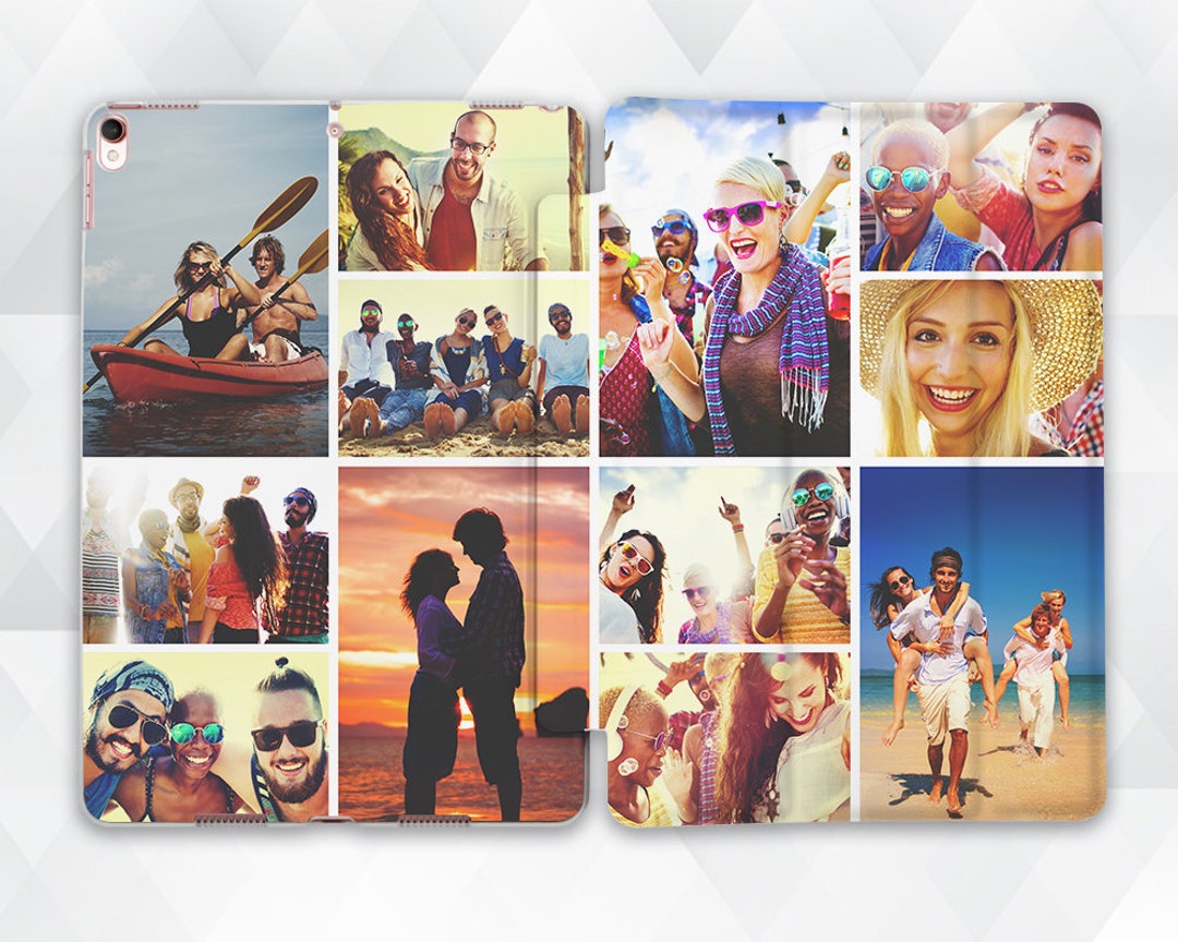 Custom iPad Case Photo Collage iPad 10.2 9.7 Pro 11 10.5 12.9 Air 5 ...