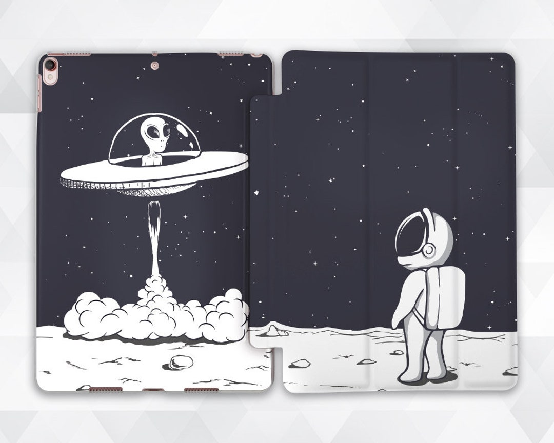 Alien iPad Case Kids Boys iPad 9.7 6th Gen 2018 Cute Space iPad Pro 11 ...