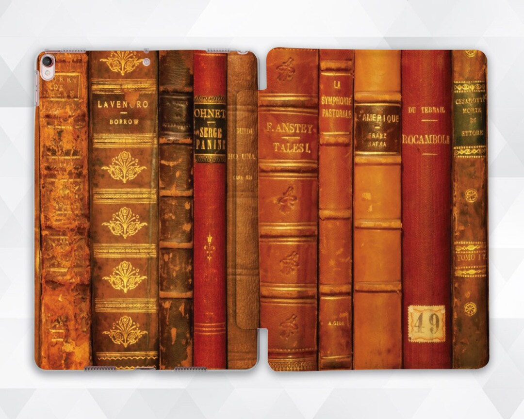 Books iPad Case Antique Vintage iPad 9.7 6th Gen Book Style iPad Pro 11 ...