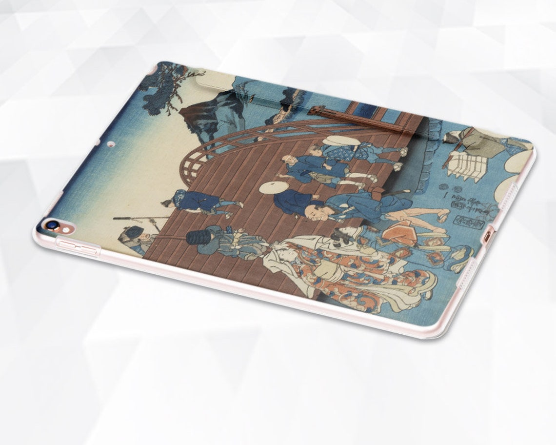 Japan Ipad Case Vintage Art Ipad 9.7 6th 10.2 7th Gen Girl Men | Etsy