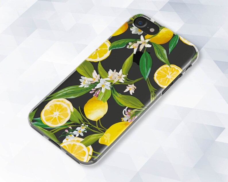 Lemon Iphone Case Girl Flowers Iphone XR Xs 8 7 Cute Floral - Etsy