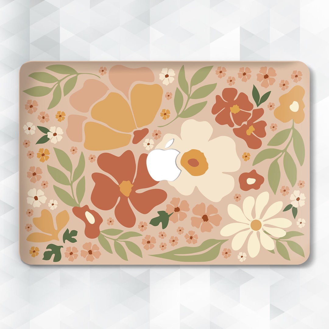 Flowers MacBook Case Cute Boho MacBook Pro 13 14 Air 13 M2 M1 Air 15 ...