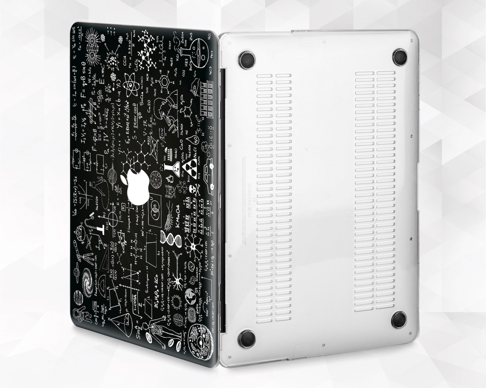 Science MacBook Case Black Men MacBook Pro 13 Inch 2018 Air 13 Pro 15 ...
