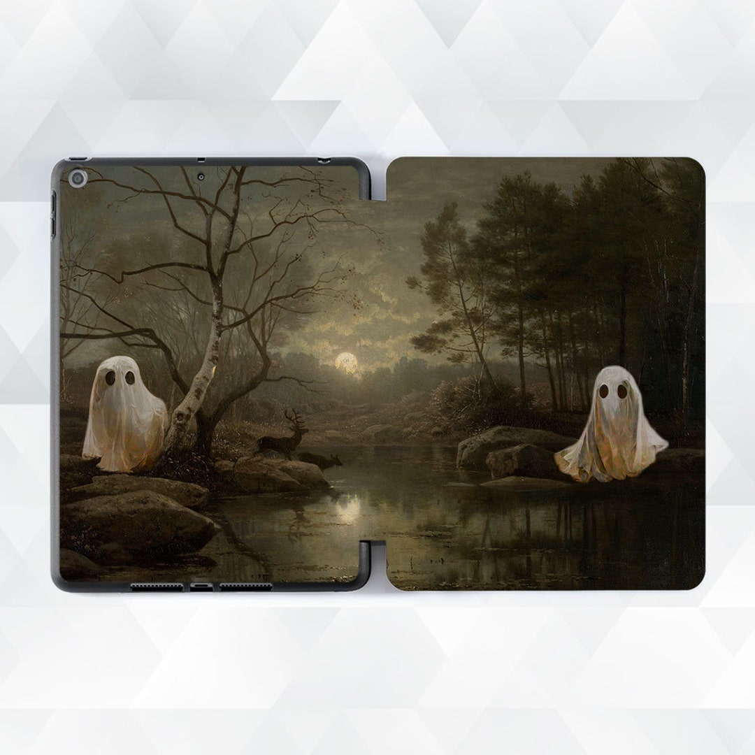 Ghosts iPad Case Cute Horror iPad Air 5th 4th iPad 9th Pro 12.9 11 iPad ...