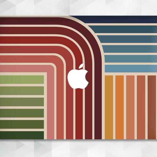 Retro Macbook Case Rainbow Vintage Macbook Pro 13 16 15 Inch - Etsy