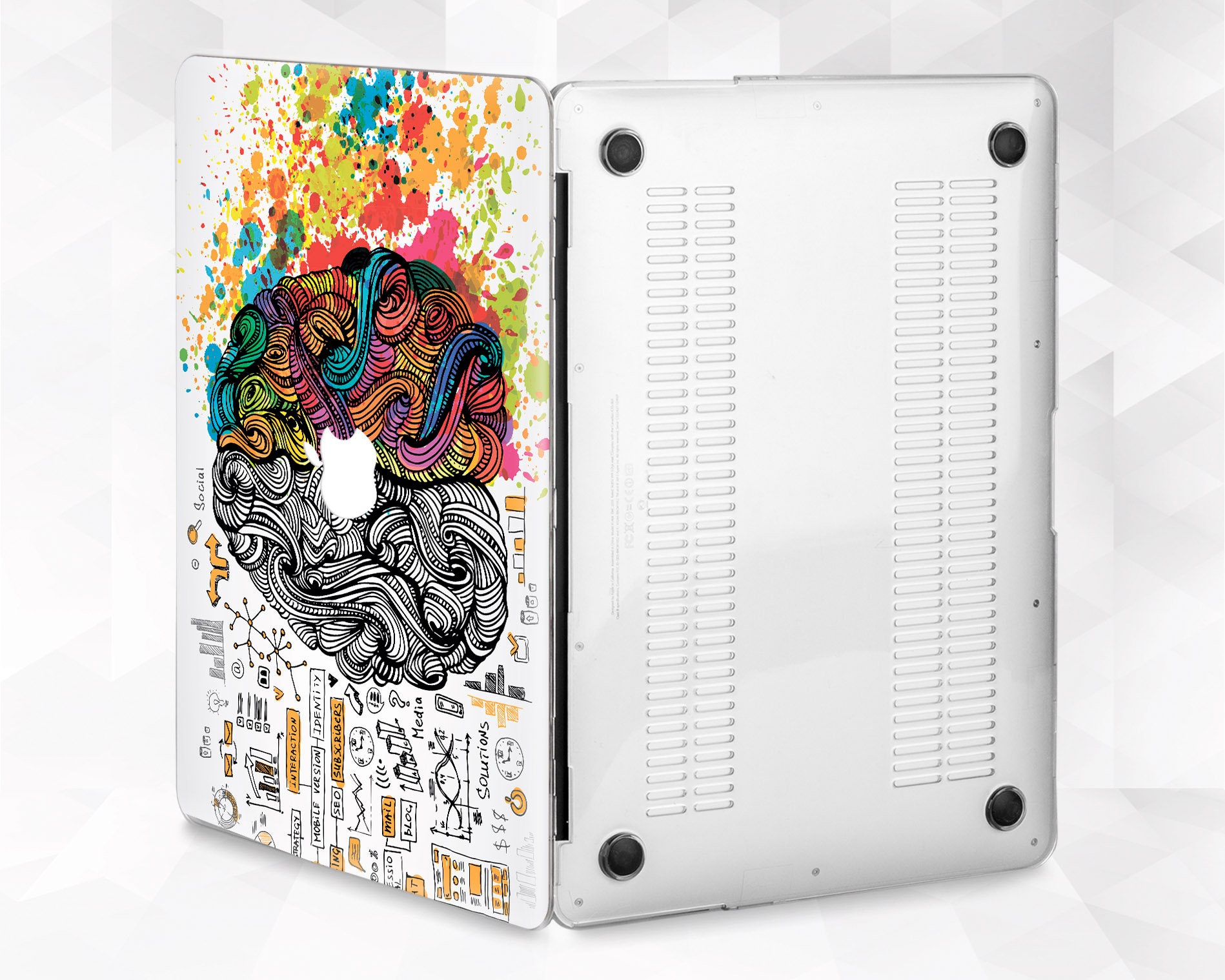 Brain Macbook Case Science Art Macbook Pro 13 Inch 2018 Air 13 | Etsy