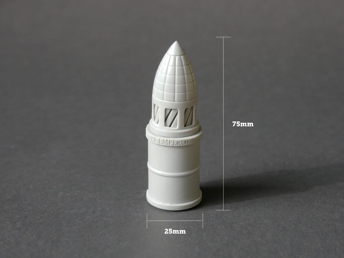 40K Metal storm Bolt round .75 cal scale | Etsy