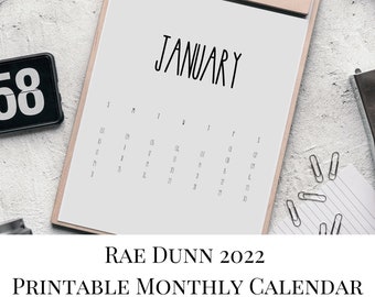Printable Rae Dunn Bill Tracker Page for Planner US Letter | Etsy